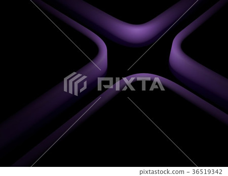 abstract curly violet maze road background, 3d - Stock Illustration ...