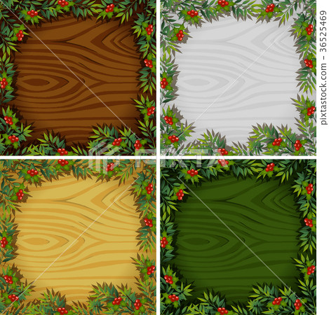 Four border templates - Stock Illustration [36525469] - PIXTA
