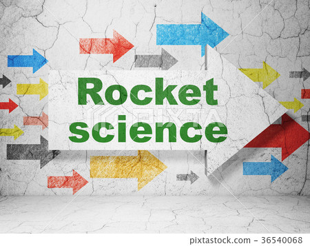 Science concept: arrow with Rocket Science on - Stock Illustration ...