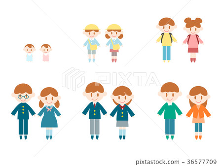Child growth icon illustration - Stock Illustration [36577709] - PIXTA
