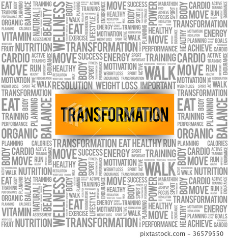 TRANSFORMATION word cloud - Stock Illustration [36579550] - PIXTA