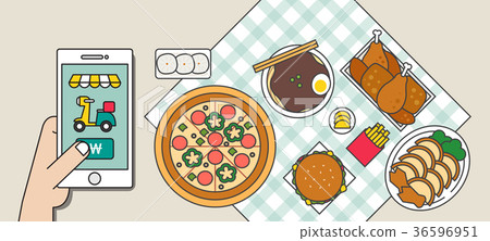 Mobile-payment help us live a convenient life. 008 - Stock Illustration ...