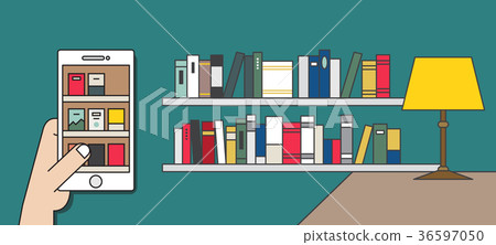 Mobile-payment help us live a convenient life. 007 - Stock Illustration ...