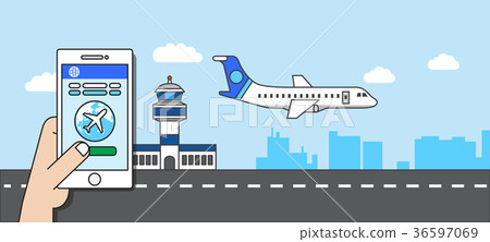 Mobile-payment help us live a convenient life. 011-插圖素材 [36597069 ...