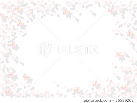 Background material _ Sakura on the water (with... - Stock Illustration ...