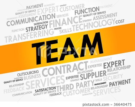 TEAM word cloud collage - Stock Illustration [36640475] - PIXTA