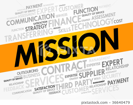 MISSION word cloud collage - Stock Illustration [36640479] - PIXTA