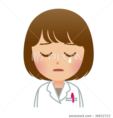 Pharmacist woman cry - Stock Illustration [36652723] - PIXTA