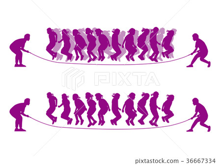 Long jump rope - Stock Illustration [36667334] - PIXTA
