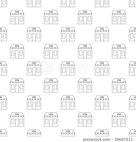 Store pattern seamless - Stock Illustration [36687811] - PIXTA