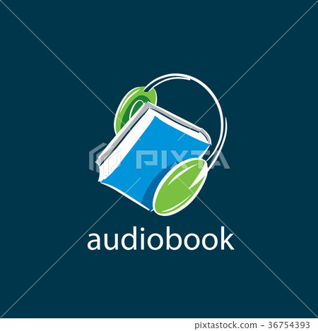 Audiobook. Vector logo template - Stock Illustration [36754393] - PIXTA