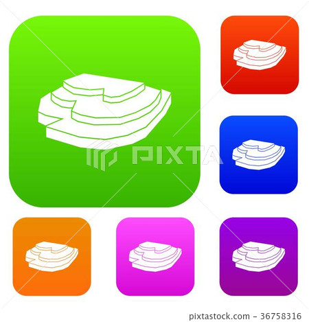 Rice field set collection - Stock Illustration [36758316] - PIXTA
