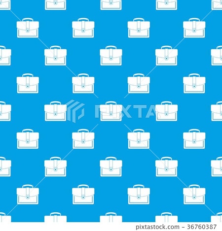 Business briefcase pattern seamless blue - Stock Illustration [36760387 ...