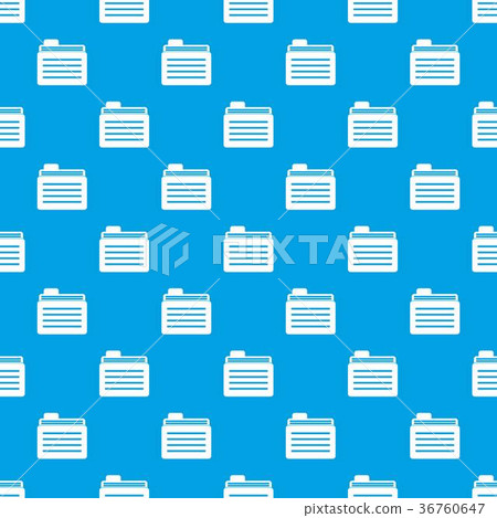 File folder pattern seamless blue - Stock Illustration [36760647] - PIXTA