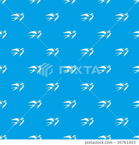 Barn swallow pattern seamless blue - Stock Illustration [36761883] - PIXTA