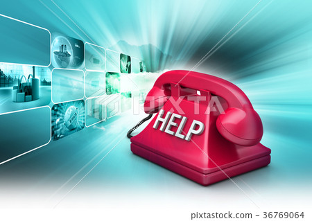 Help desk concept - Stock Illustration [36769064] - PIXTA