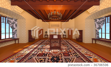 Guest hall - Stock Illustration [36786506] - PIXTA