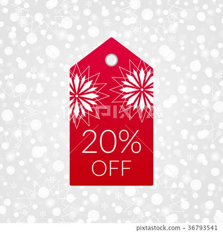 20 percent off shopping tag, vector icon for sale - Stock Illustration ...