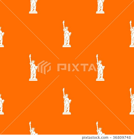 Statue of liberty pattern seamless - Stock Illustration [36809748] - PIXTA