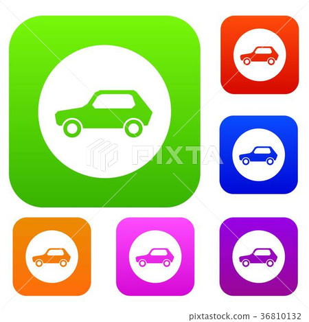 Only motor vehicles allowed road sign set... - Stock Illustration ...