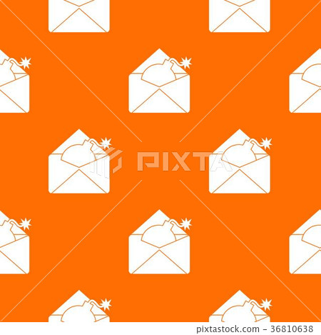 Envelope with bomb pattern seamless - Stock Illustration [36810638] - PIXTA