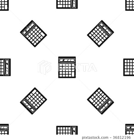 Electronic calculator pattern seamless black - Stock Illustration ...