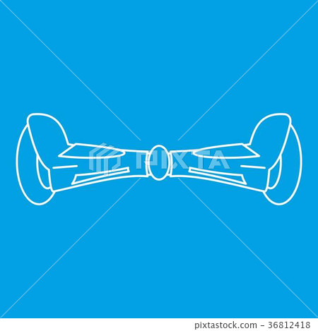 Hoverboard icon, outline style - Stock Illustration [36812418] - PIXTA