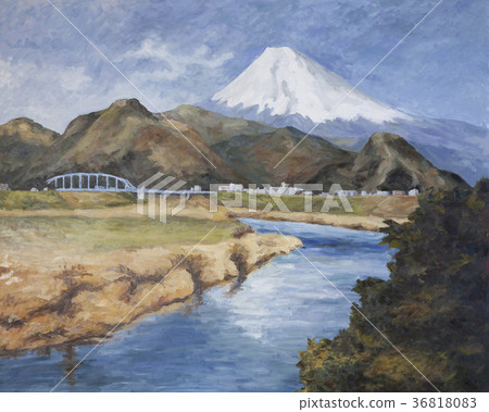 Kano River in early spring - Stock Illustration [36818083] - PIXTA