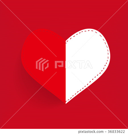 Valentine's Heart Japanese paper background - Stock Illustration ...