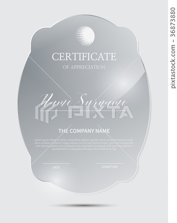 Transparent certificate - Stock Illustration [36873880] - PIXTA