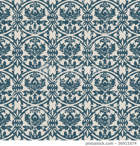 Seamless retro worn out background vintage pattern - Stock Illustration ...