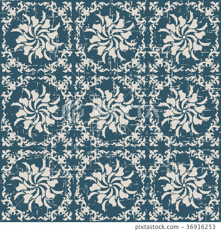 Seamless retro worn out background vintage pattern - Stock Illustration ...