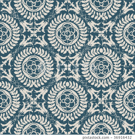 Seamless retro worn out background vintage pattern - Stock Illustration ...
