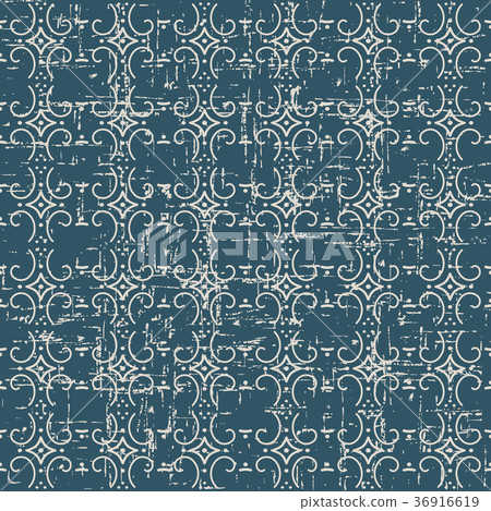 Seamless retro worn out background vintage pattern - Stock Illustration ...