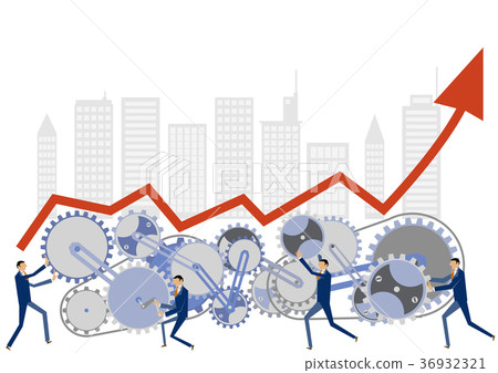 Social structure and the image of workers.... - Stock Illustration ...