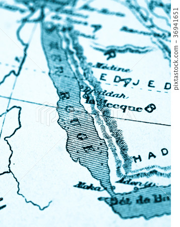 Old Map Red Sea - Stock Photo [36941651] - PIXTA