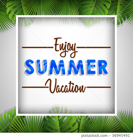 Enjoy summer vocation-插圖素材 [36945491] - PIXTA圖庫
