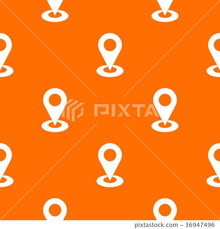 Map pointer pattern seamless - Stock Illustration [36947496] - PIXTA