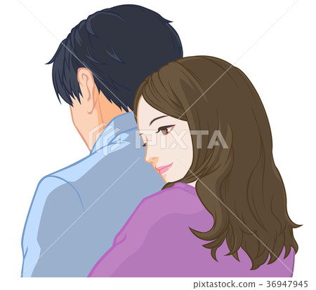 Woman leaning back - Stock Illustration [36947945] - PIXTA