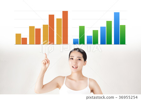 Fitness data graph - Stock Illustration [36955254] - PIXTA