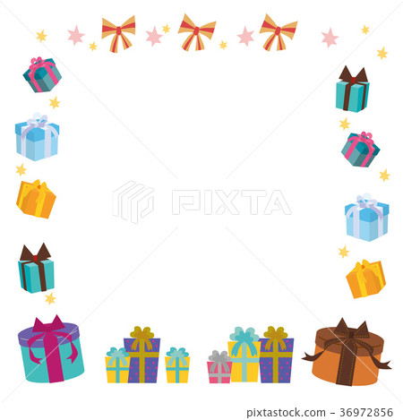 Present illustration frame - Stock Illustration [36972856] - PIXTA