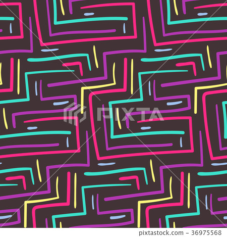 Abstract tribal colorful stairs lines pattern - Stock Illustration ...