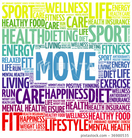 MOVE word cloud collage - Stock Illustration [36980535] - PIXTA
