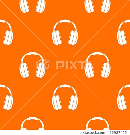 Headphones pattern seamless - Stock Illustration [36987455] - PIXTA