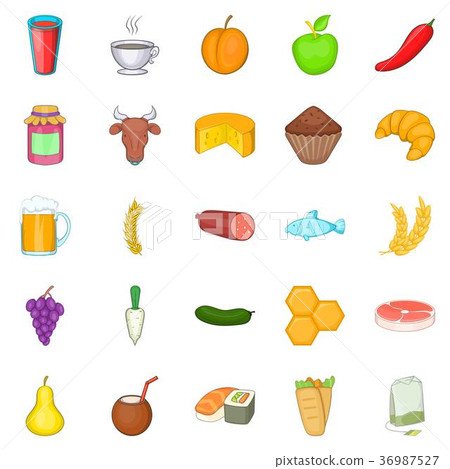 Dose icons set, cartoon style - Stock Illustration [36987527] - PIXTA