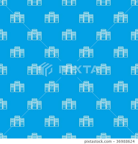 Database servers pattern seamless blue - Stock Illustration [36988624 ...