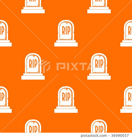 Gravestone with RIP text pattern seamless - Stock Illustration [36990037] - PIXTA