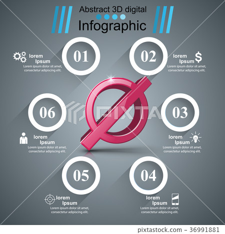Stop, no 3d realistic icon. Business infographic. - Stock Illustration ...