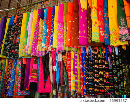 Myanmar Traditional Costume Longy - Stock Photo [36995287] - PIXTA