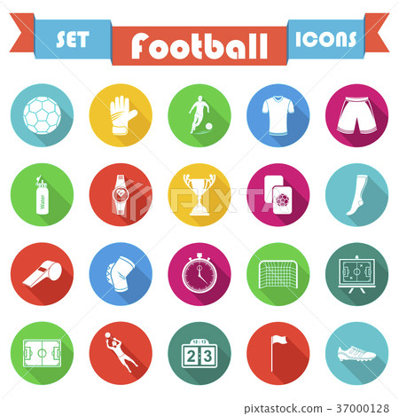 Set of vector icons in flat style - Stock Illustration [37000128] - PIXTA